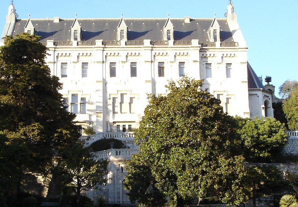 chateau de Valrose à Nice, faculté des sciences aujourd'hui