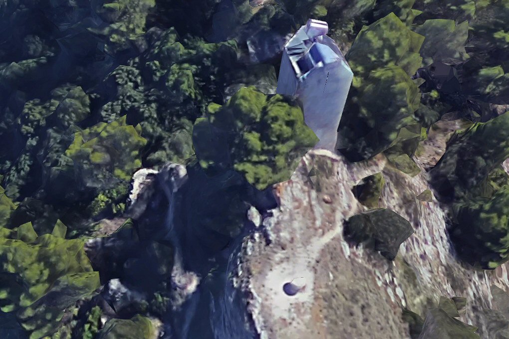 château de Collongue à Simiane-Collongue, vestiges