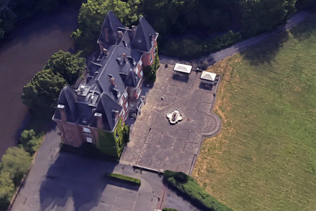 château de Gravenhof à Dworp, lous salles réception
