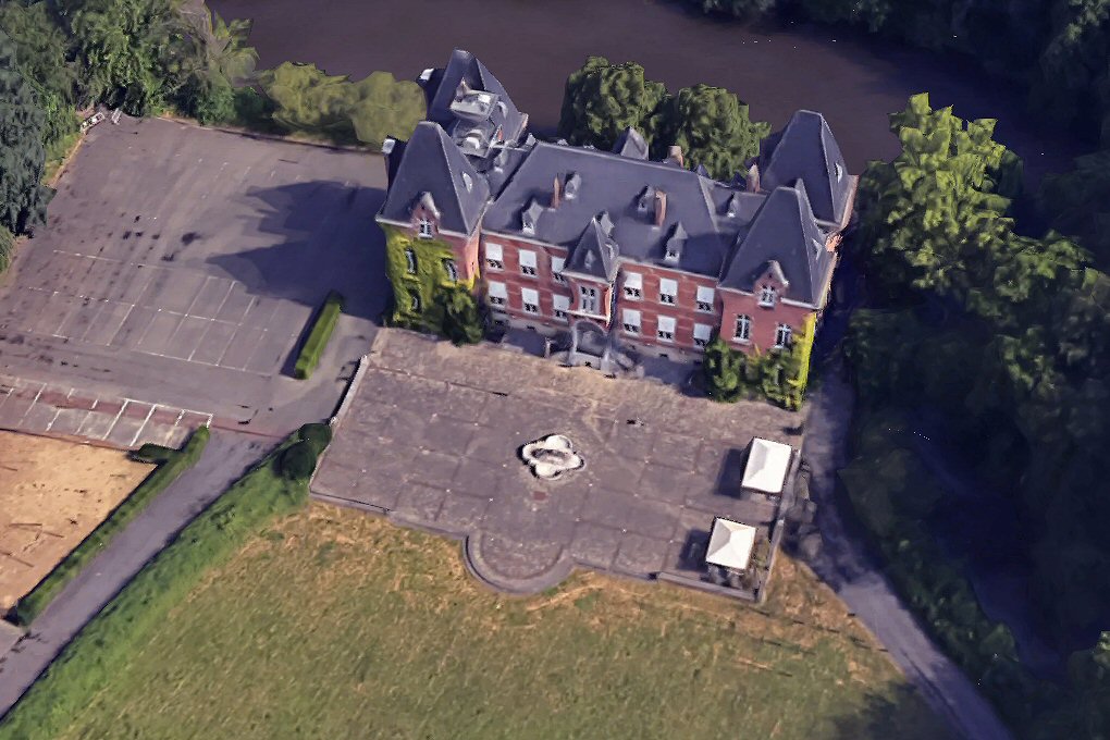 château de Gravenhof à Dworp, lous salles réception