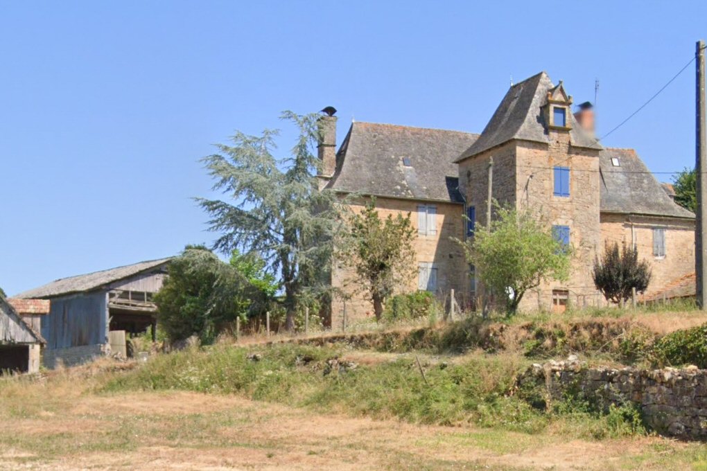 château de La Borie à Ligneyrac, visible de la route