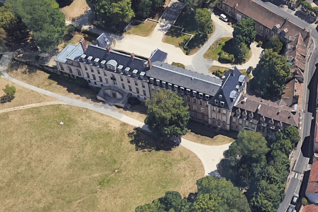 chateau de Morsang sur Orge, médiathèque Louis Aragon