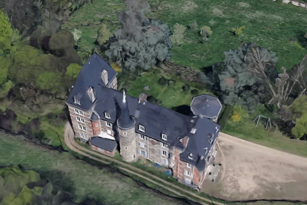 château de Villeneuve à Saint-Ferréol-d'Auroure