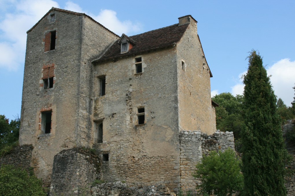 chateau de Condat à Bouziès, inscrit MH le 14 mai 1987