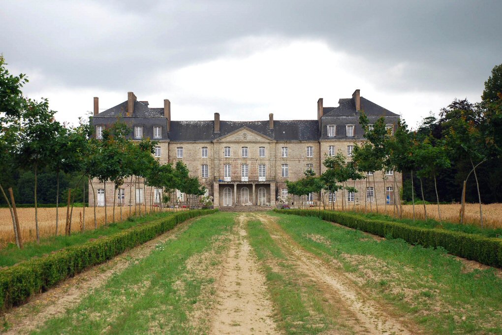 chateau de Lorges à l'Hermitage Lorge, inscrit MH en 1963