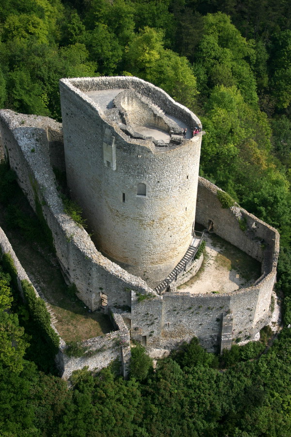 chateau La Roche Guyon : ouvert au public toute l'année