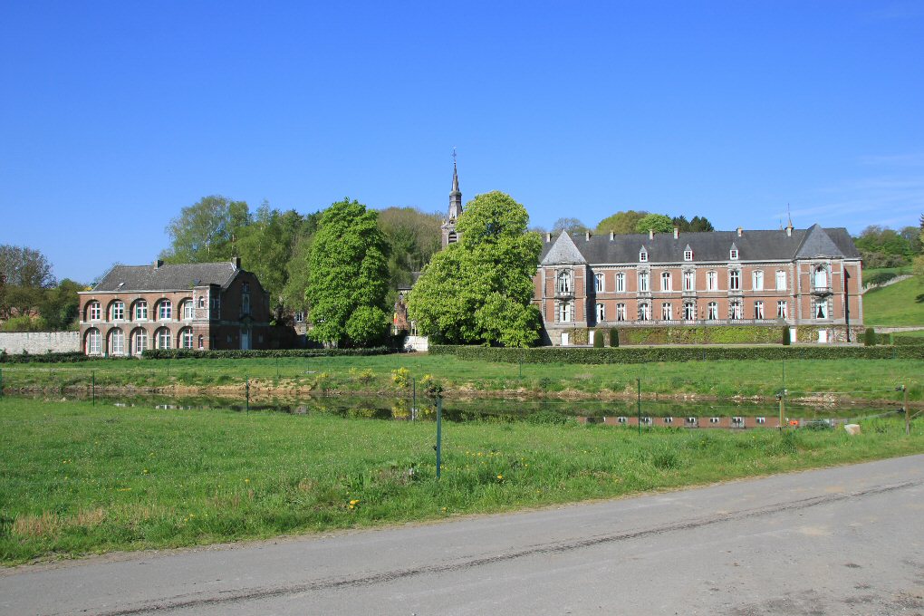 chateau de Presles à Aiseau-Presles, parc ouvert au public