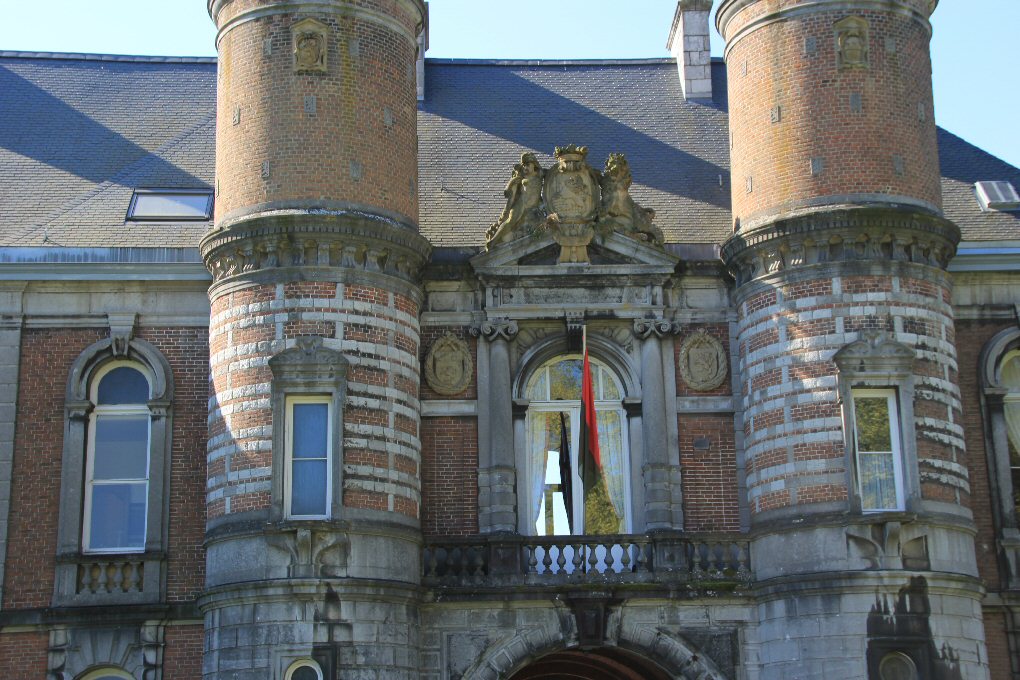 chateau de Presles à Aiseau-Presles, parc ouvert au public