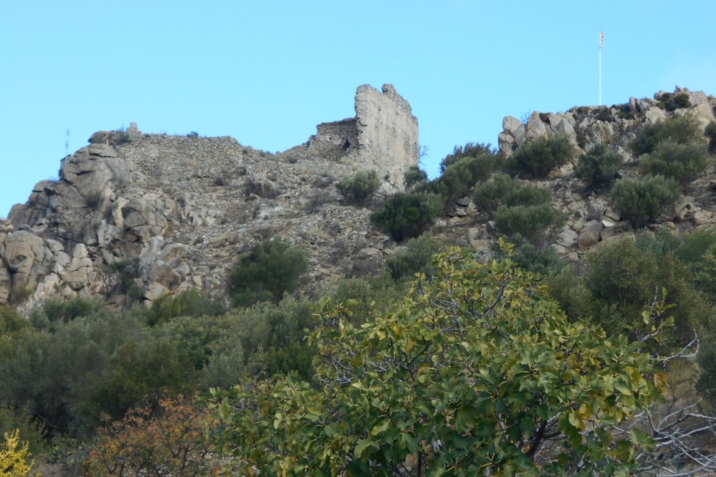 château fort de Rodès, vestiges visitables